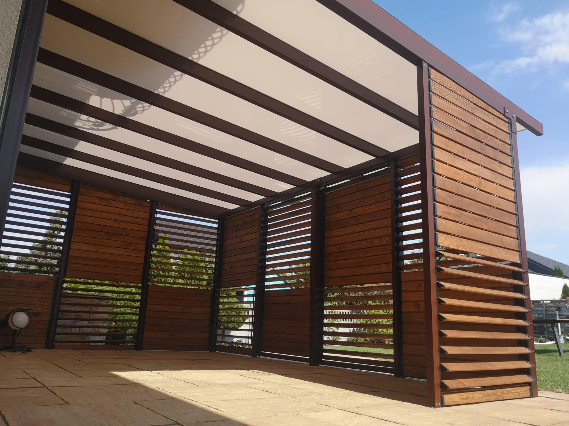 SAM KIT Mécanisme pour pergola bioclimatique, Brise-Vue/Vent, persienne ...
