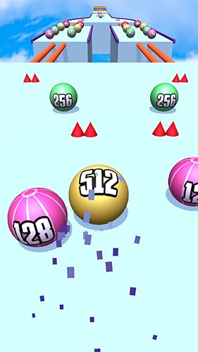 Ball Run 2048 - Merge Race 2248: Number Puzzle Run 2048 -Color Ball Roll Match Puzzle Game Ball ...