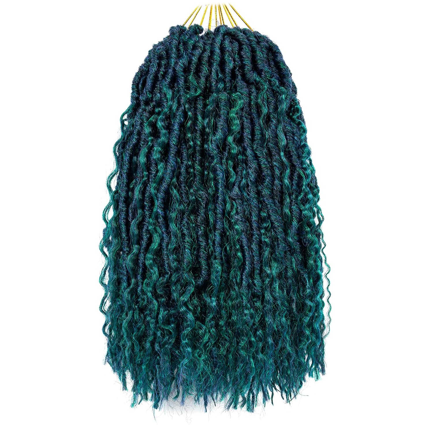 Amazon.com: Aipin Goddess Locs Crochet Hair 14 Inch River Locs Boho ...