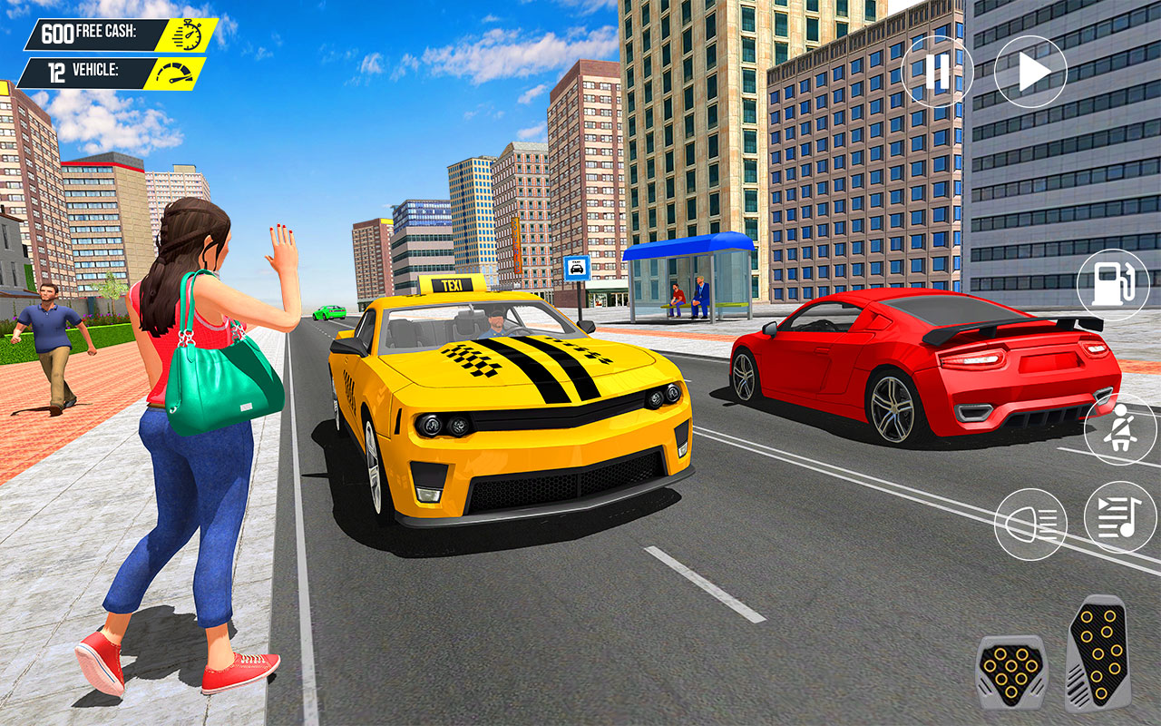 Crazy Taxi Driving Games: NY City Taxi Driver Games - Modern Cab Car ...