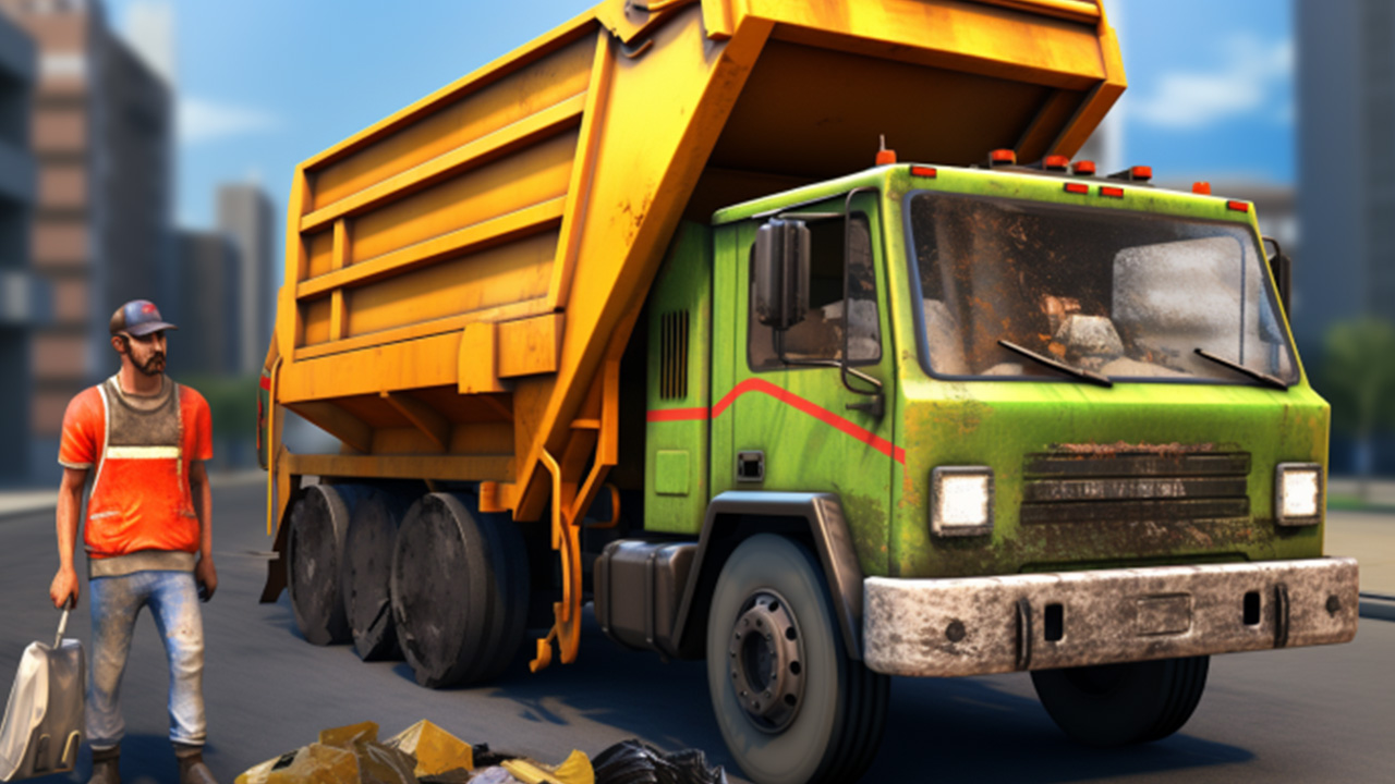 Garbage Cargo Truck Games Offline -Real Metro City Recycling Dump Truck ...