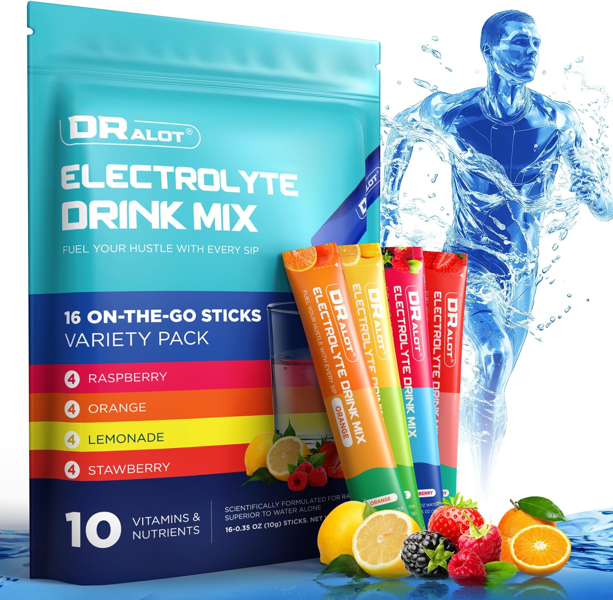 Amazon.com: OZENKE Electrolytes Powder Packets, 30 Sticks Hydration ...