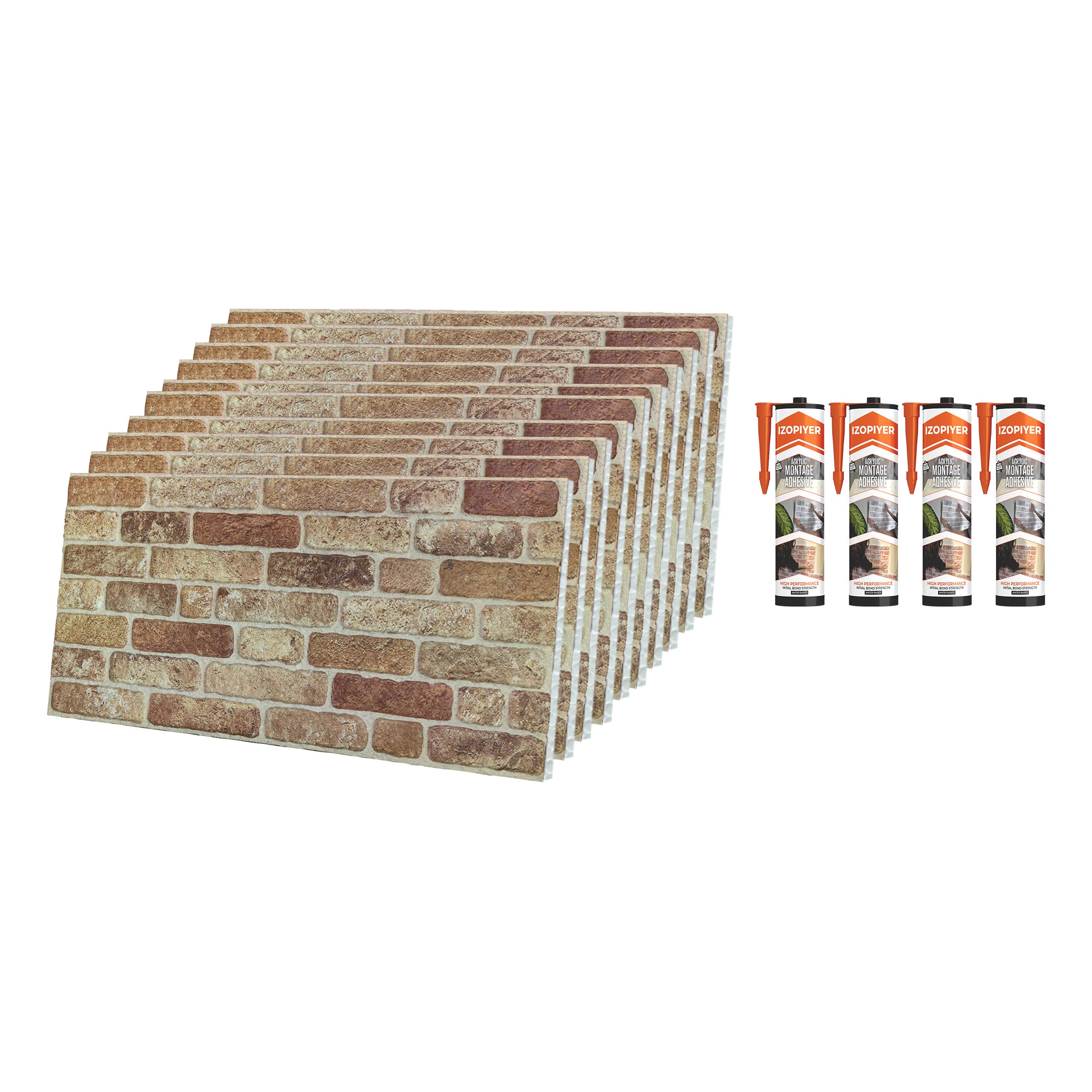 Styrofoam Faux Bricks 1PC 3D Wall Panels Peel And Stick Foam Wallpaper