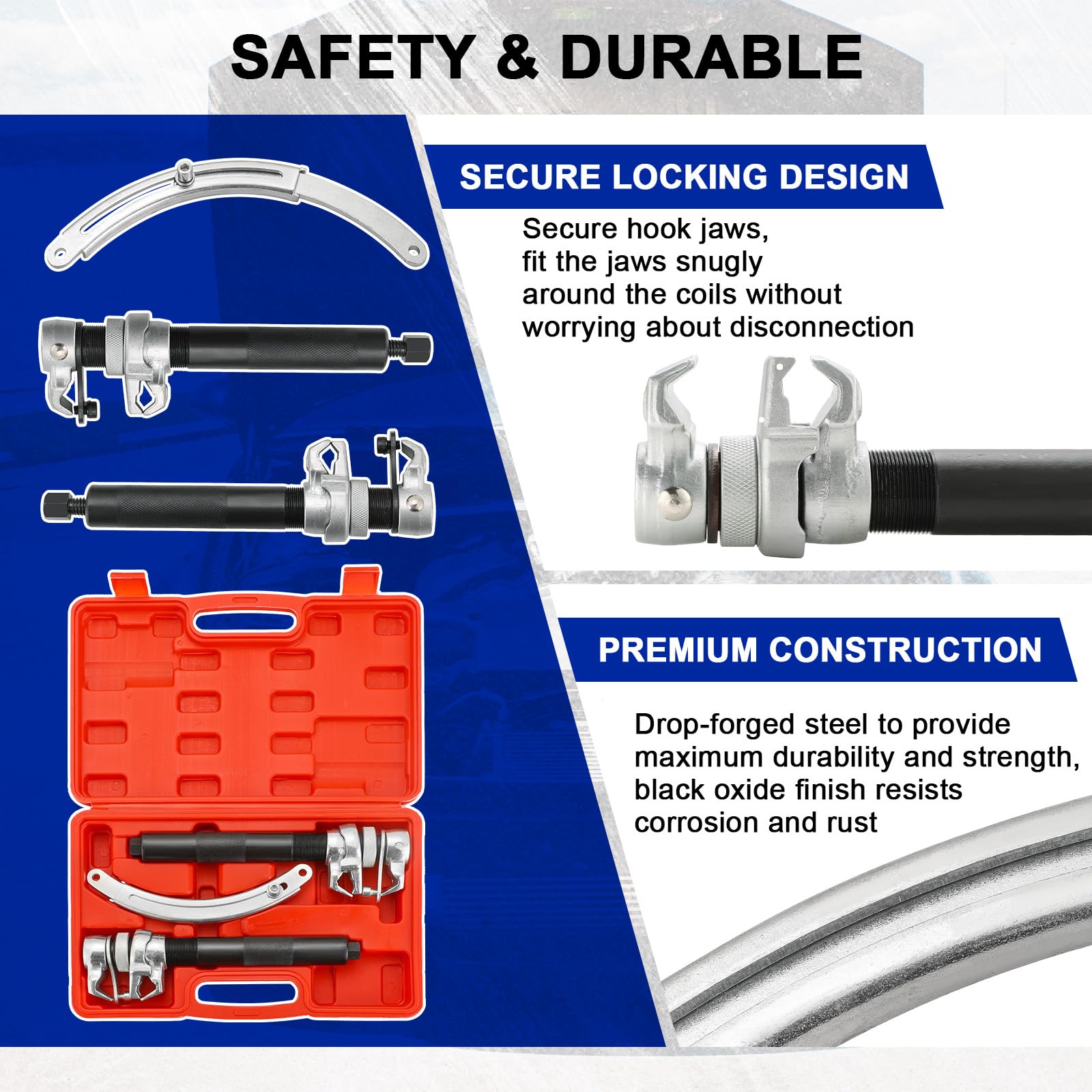 Snapklik.com : DASBET Coil Spring Compressor Tool Automotive 2 Pcs ...