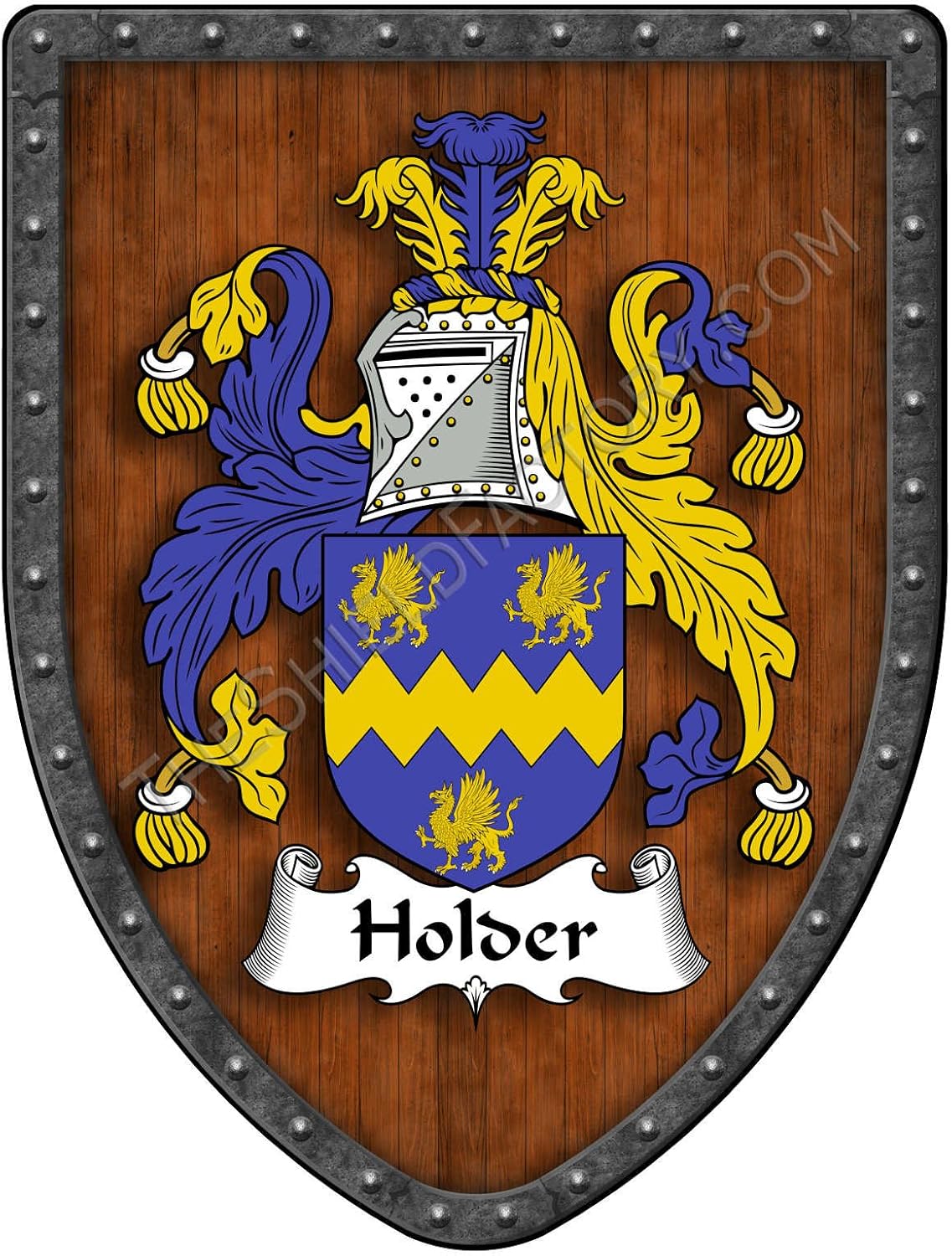 Amazon.com: Holder Family Crest Custom Coat of Arms, Family Ancestry ...