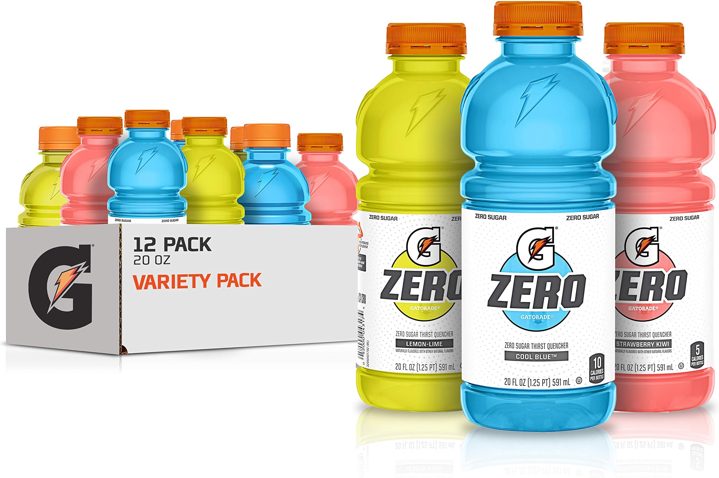 Amazon.com : Gatorade Variety Pack Thirst Quencher, 20 Fl Oz Bottles ...