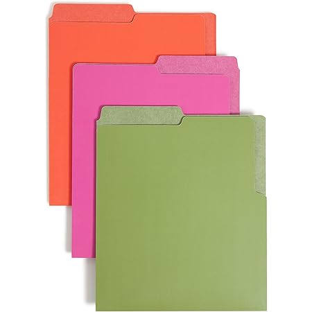 Amazon.com : Smead Organized Up Heavyweight Vertical File Folders, Dual ...