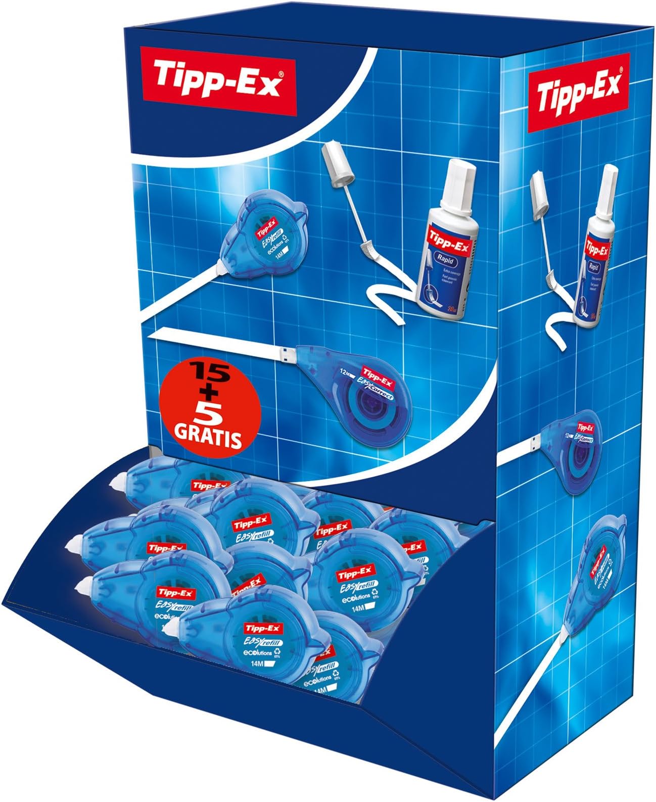 BIC Tipp-Ex Pocket Mouse, Correction Tapes, 100m Coverage of Tear ...