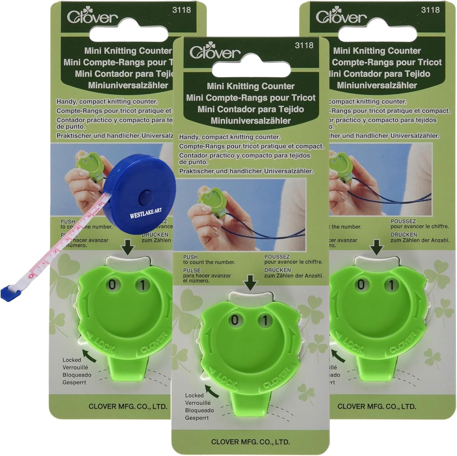 Amazon.com: Knitting Stitch Counter, 18.14g - Portable & , With Audible ...