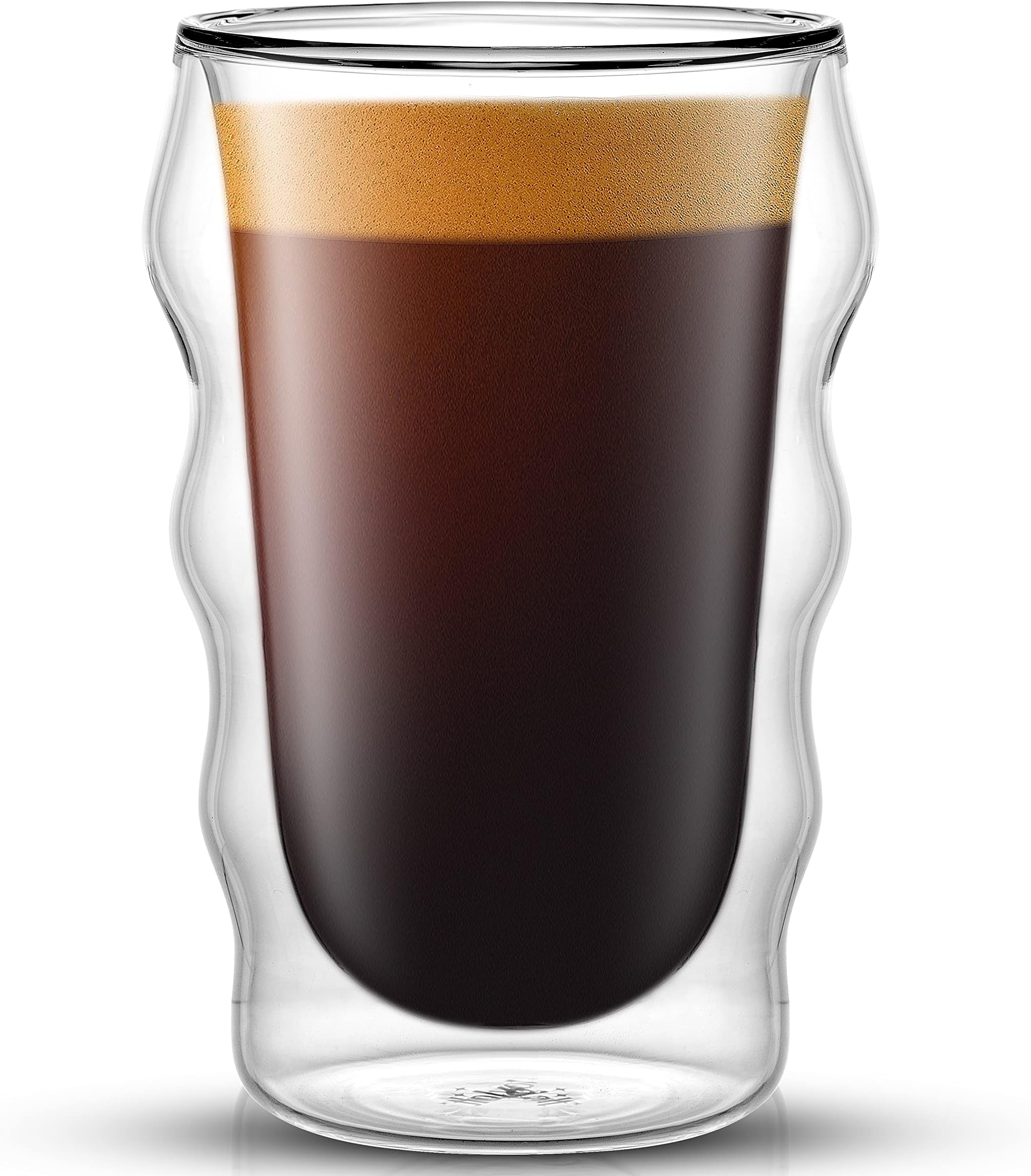 Amazon.com | JoyJolt Double Walled Espresso Glasses - Christian Siriano ...