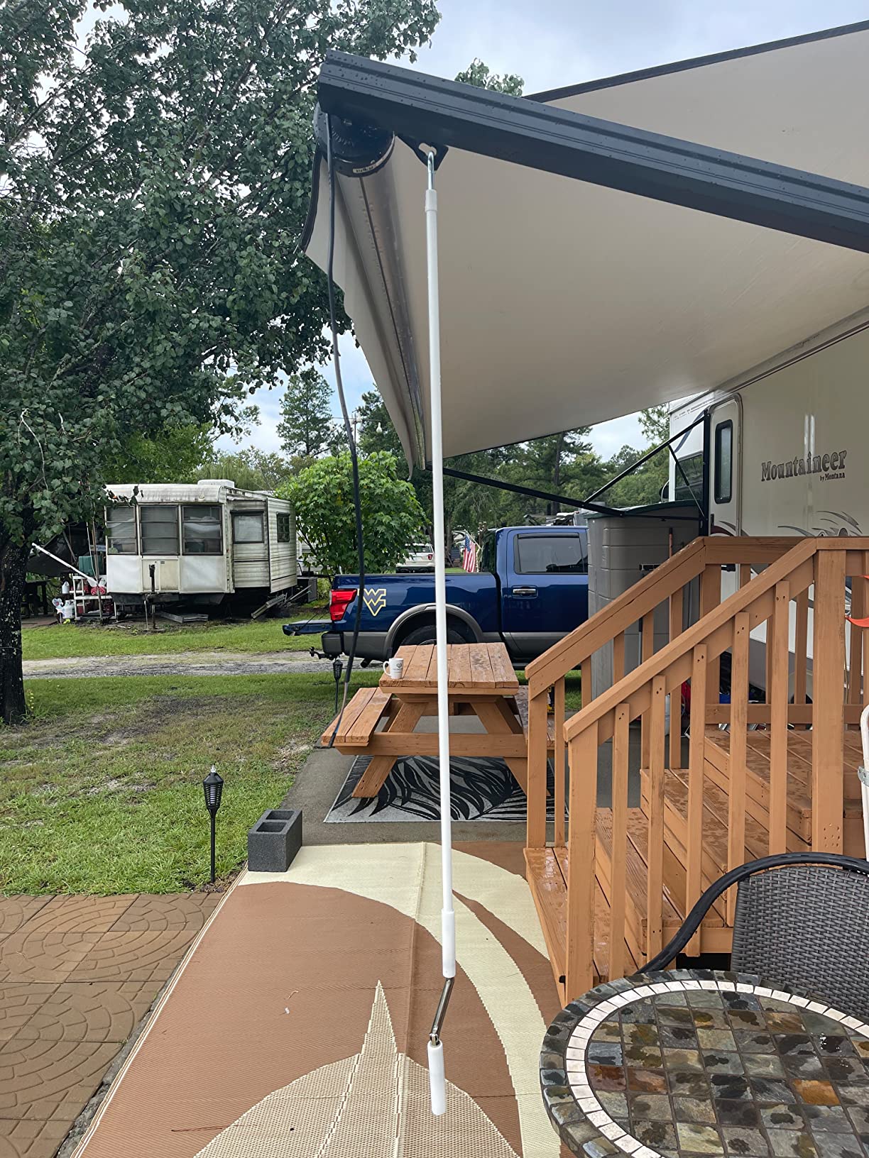 $83/mo - Finance Awnlux White Motorized Modular Retractable RV Awning ...