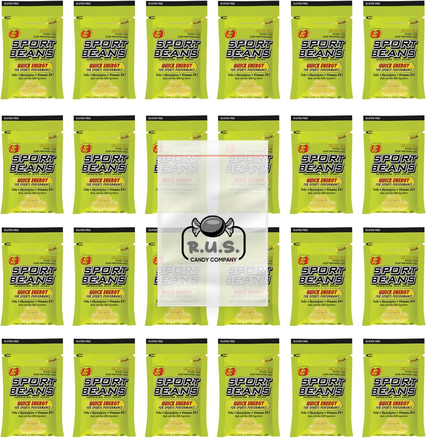 Amazon.com : Jelly Belly Sport Beans, Lemon Lime Energizing Jelly Beans ...