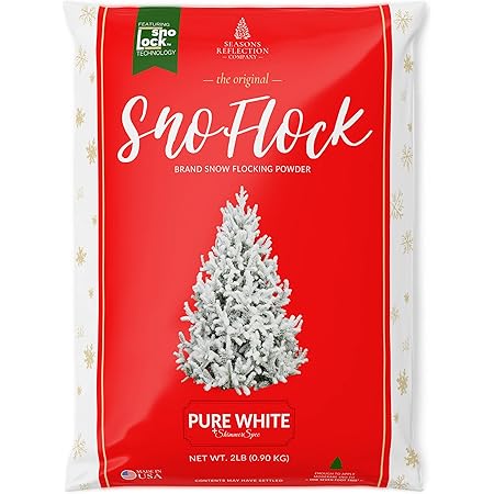 Amazon.com: SnoFlock The Original Premium Self-Adhesive Snow Flock ...