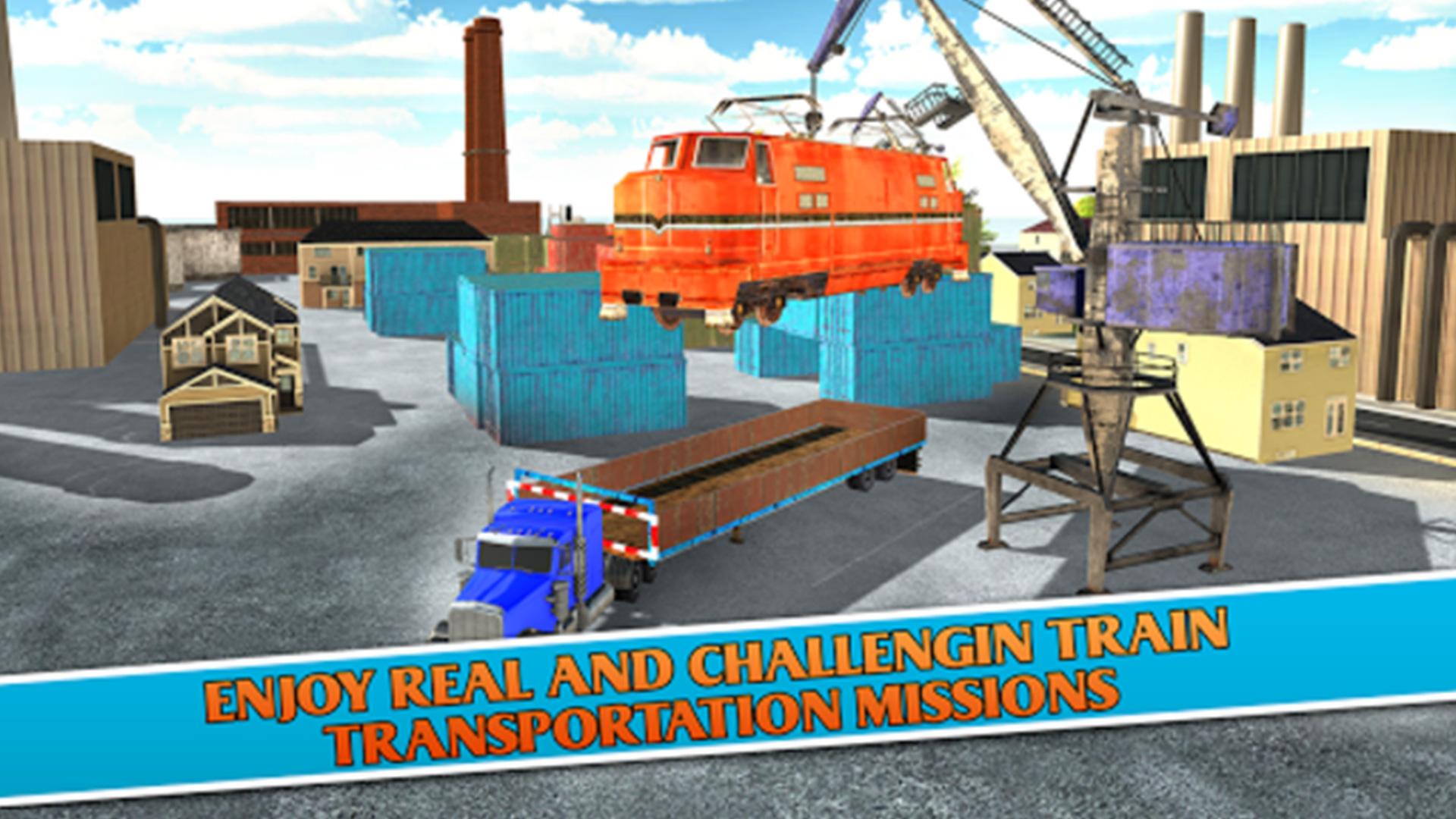 US Heavy Cargo Train Transporter Truck Driving Simulator: Ultimate ...