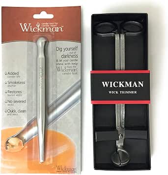 Amazon.com: Wickman Silver Wick Trimmer and Candle Repair Tool Bundle ...
