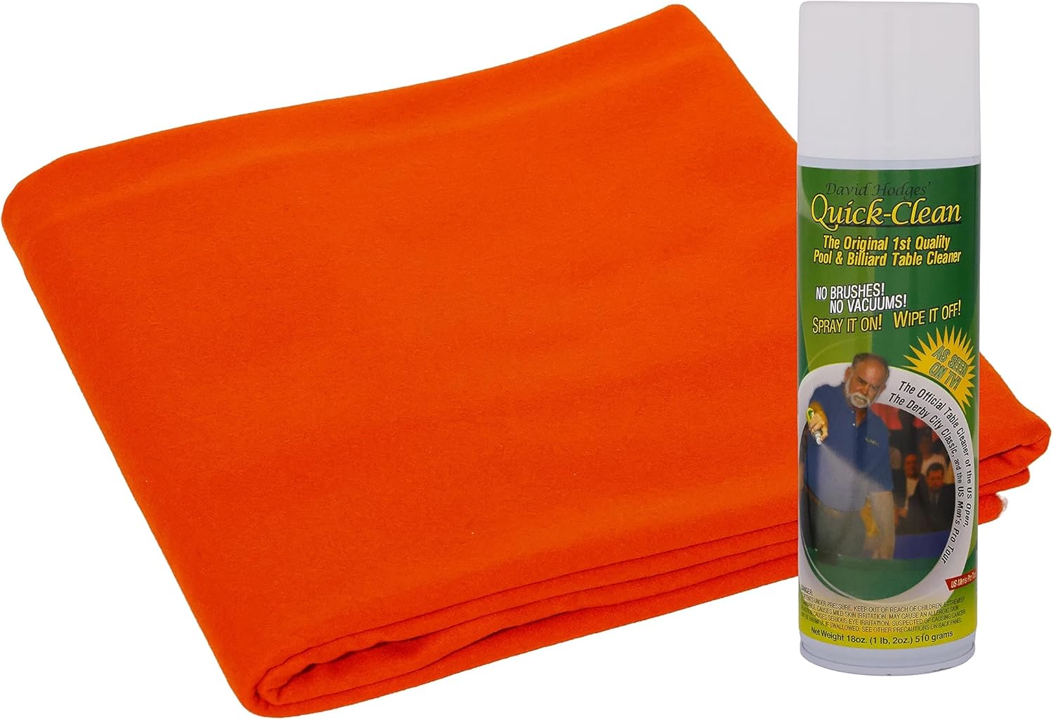 Amazon.com : Quick-Clean Pool Table Billiard Cloth Felt/Cleaner Combo ...