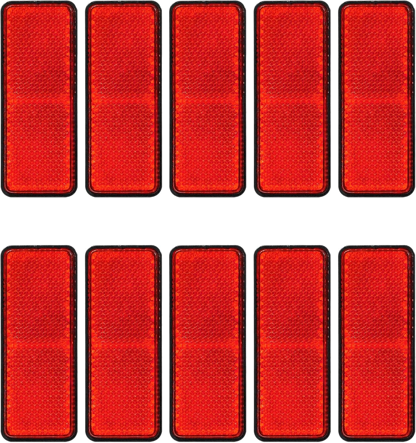 Amazon.com: 10Pcs Rectangle Mailbox Reflectors, Safety Reflector for ...