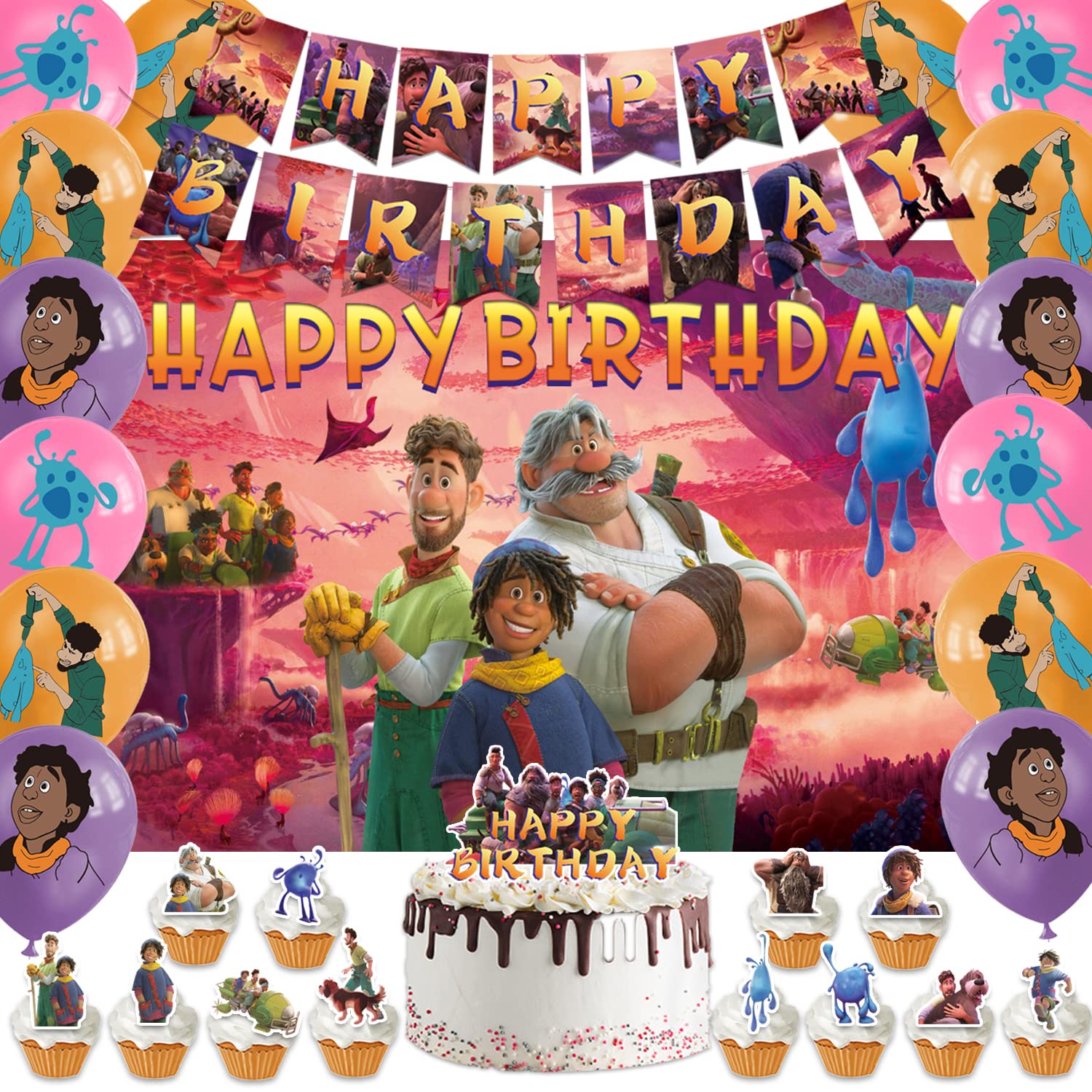 Buy Strange World Birthday Party Supplies Strange World Birthday Party ...