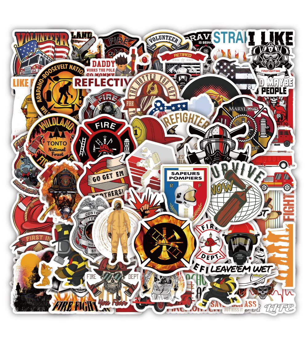 Cool Firefighter Decals