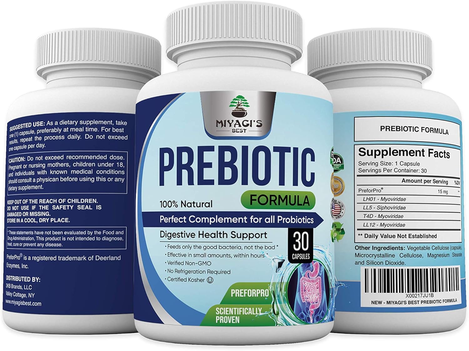 Amazon.com: Miyagi's Best PreBiotic Supplement with PreforPro ...