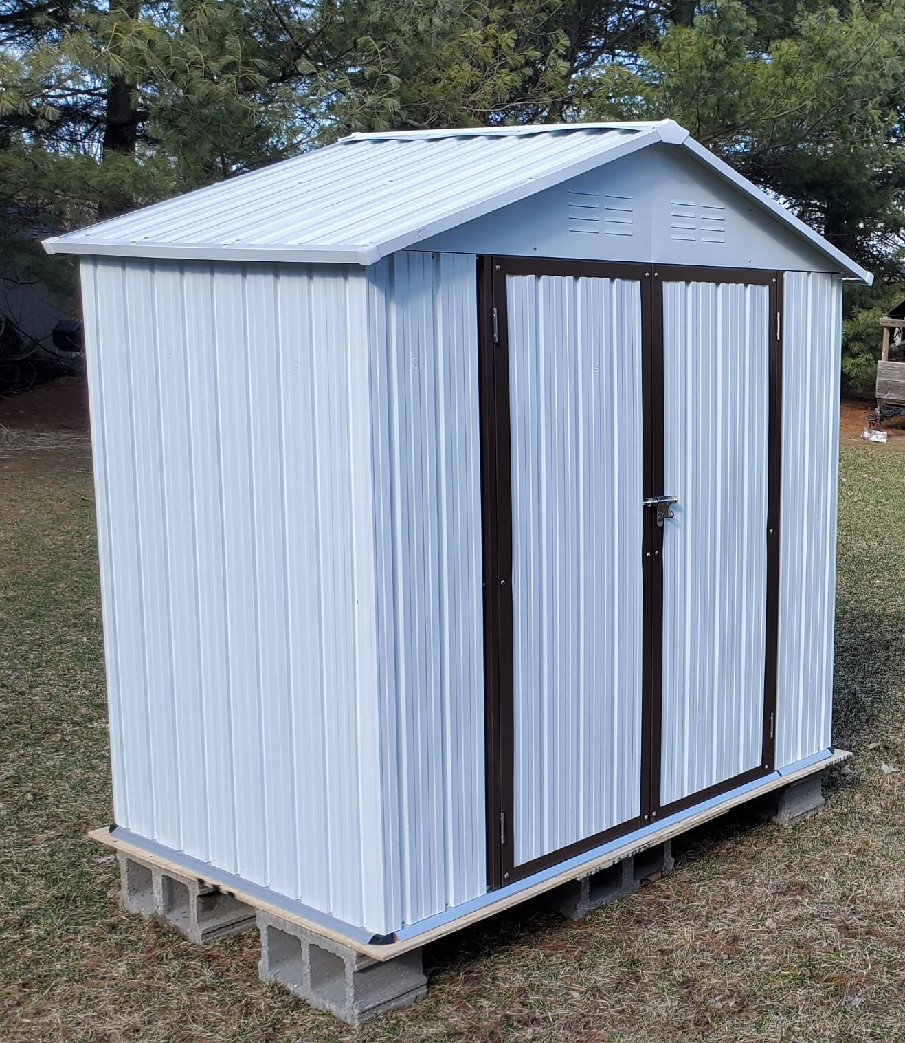 $27/mo - Finance EMKK Backyard 6x8 Storage Sheds, Galvanized Steel ...