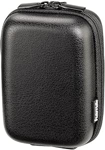 Amazon.com : Hama Hard-Shell Camera Case Leather-Look 60 L Black ...