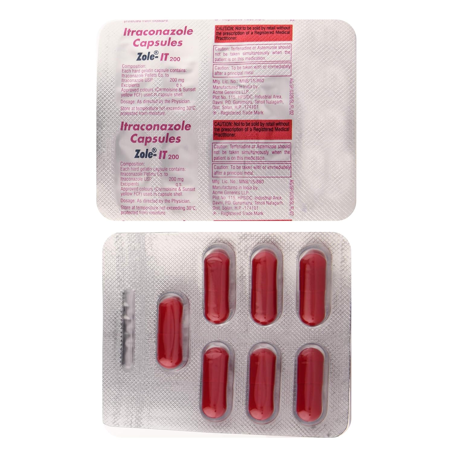 Zole-IT 200 - Strip of 7 Capsules : Amazon.in: Health & Personal Care