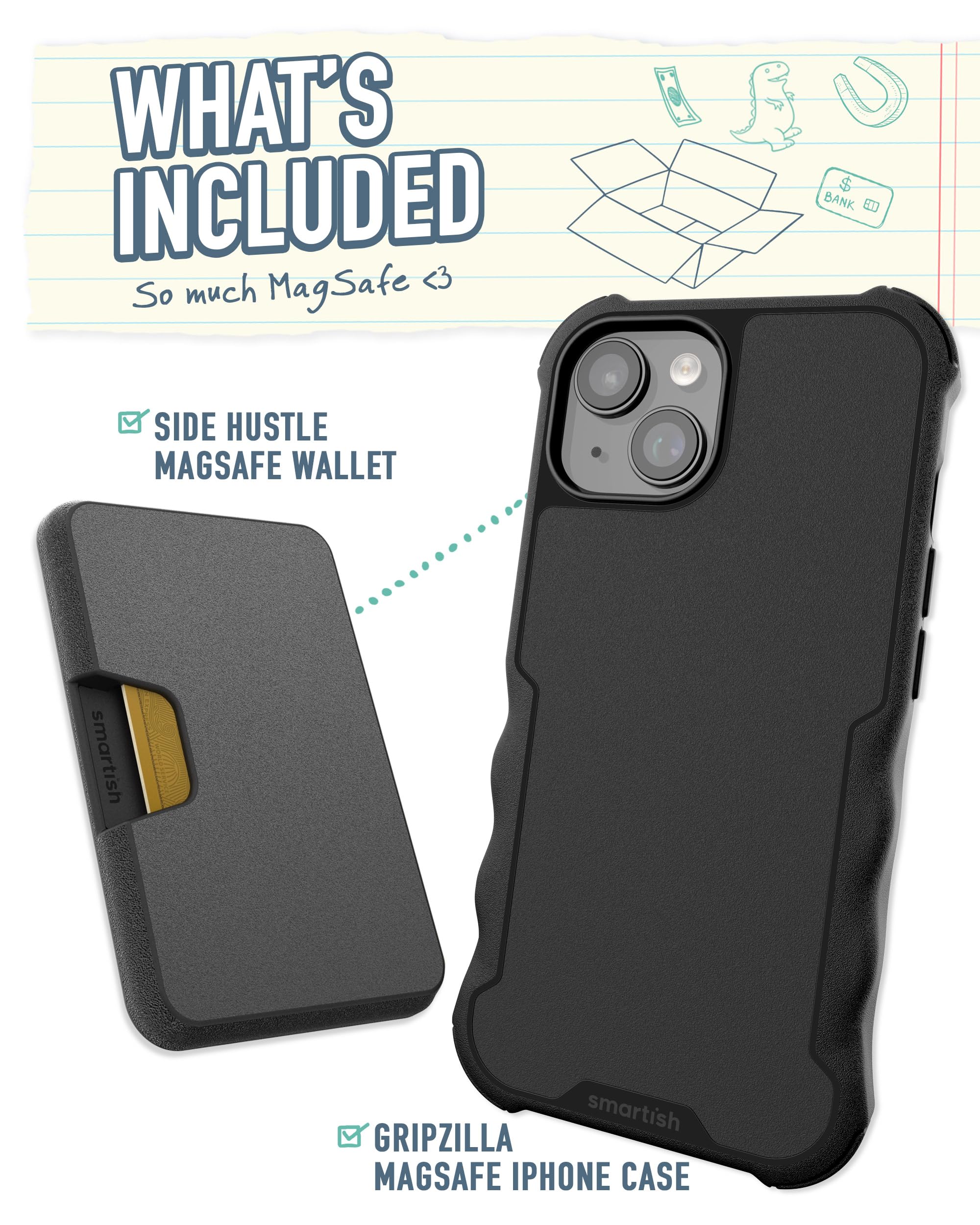 Snapklik.com : Smartish iPhone 15 Protective Case