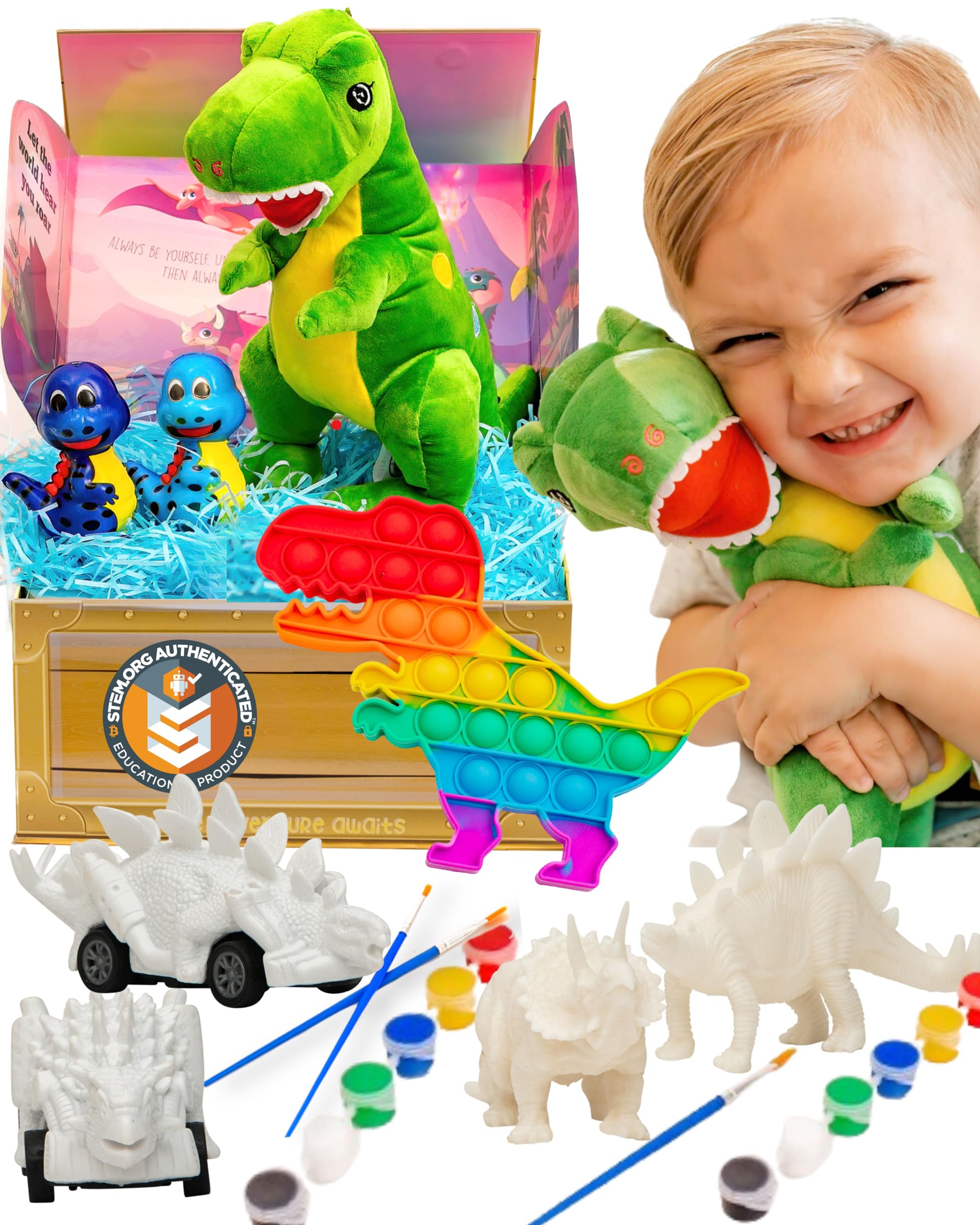 Amazon.com: STEM-Accredited Dinosaur Giftset - A Surprise Gift for Boys ...