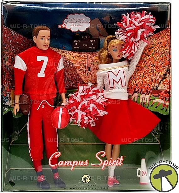 Amazon.com: Barbie Campus Spirit - Doll and Ken Doll Giftset : Toys & Games