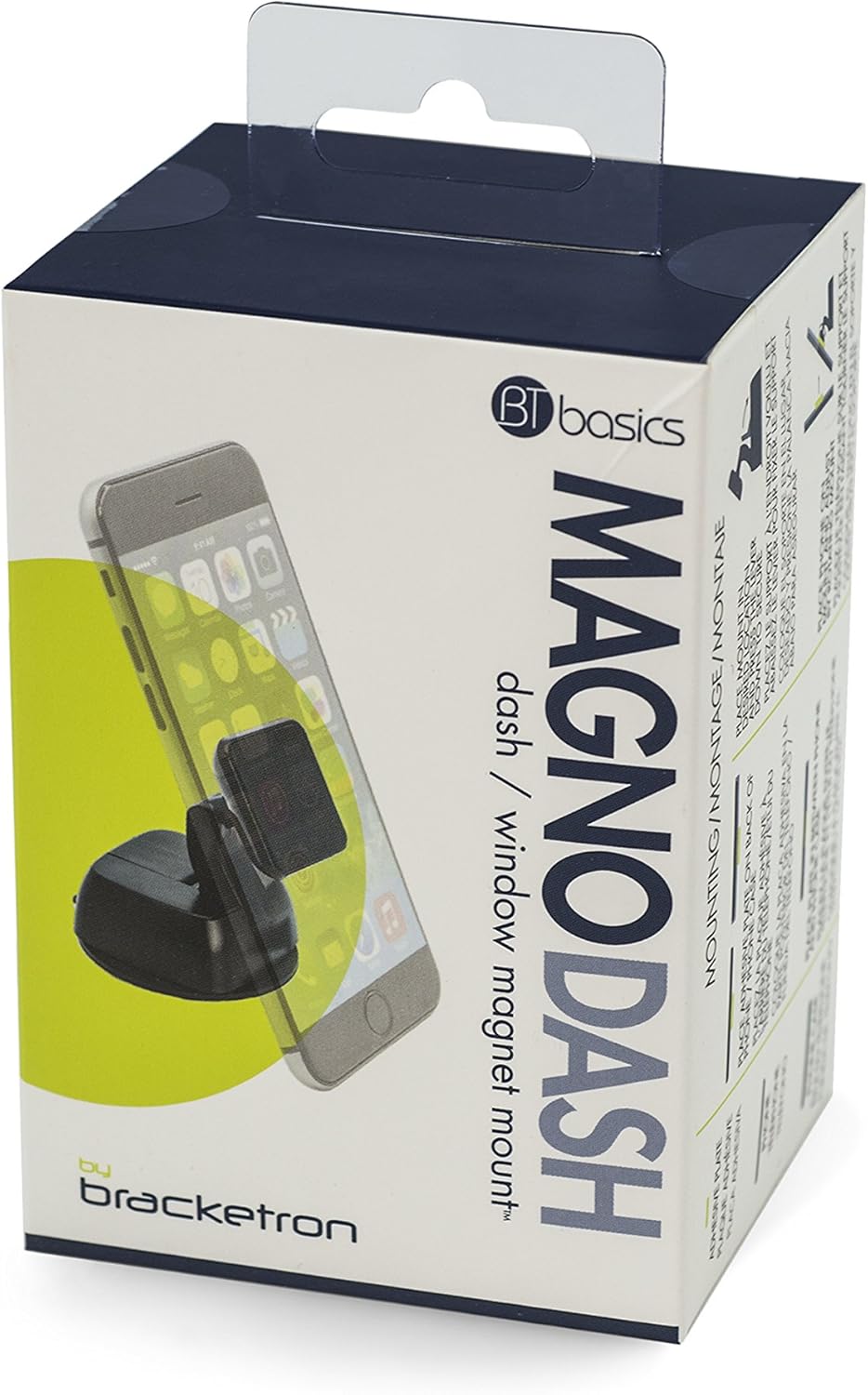 Amazon.com: Bracketron BT Basics Magnet Dash Window Clamp Car Mount ...