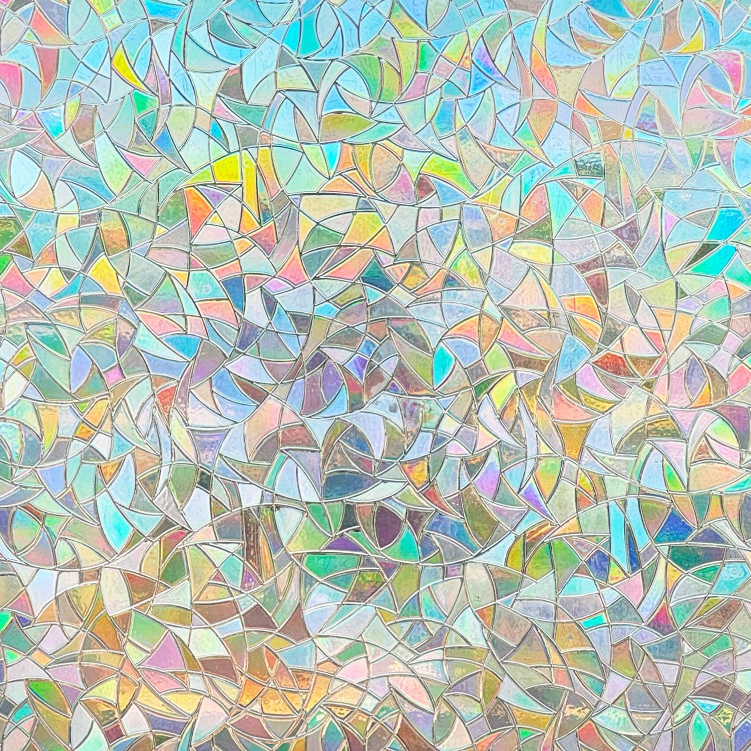 Amazon.com: 3D Prism Window Film,Transparent Decorative Glass Film ...