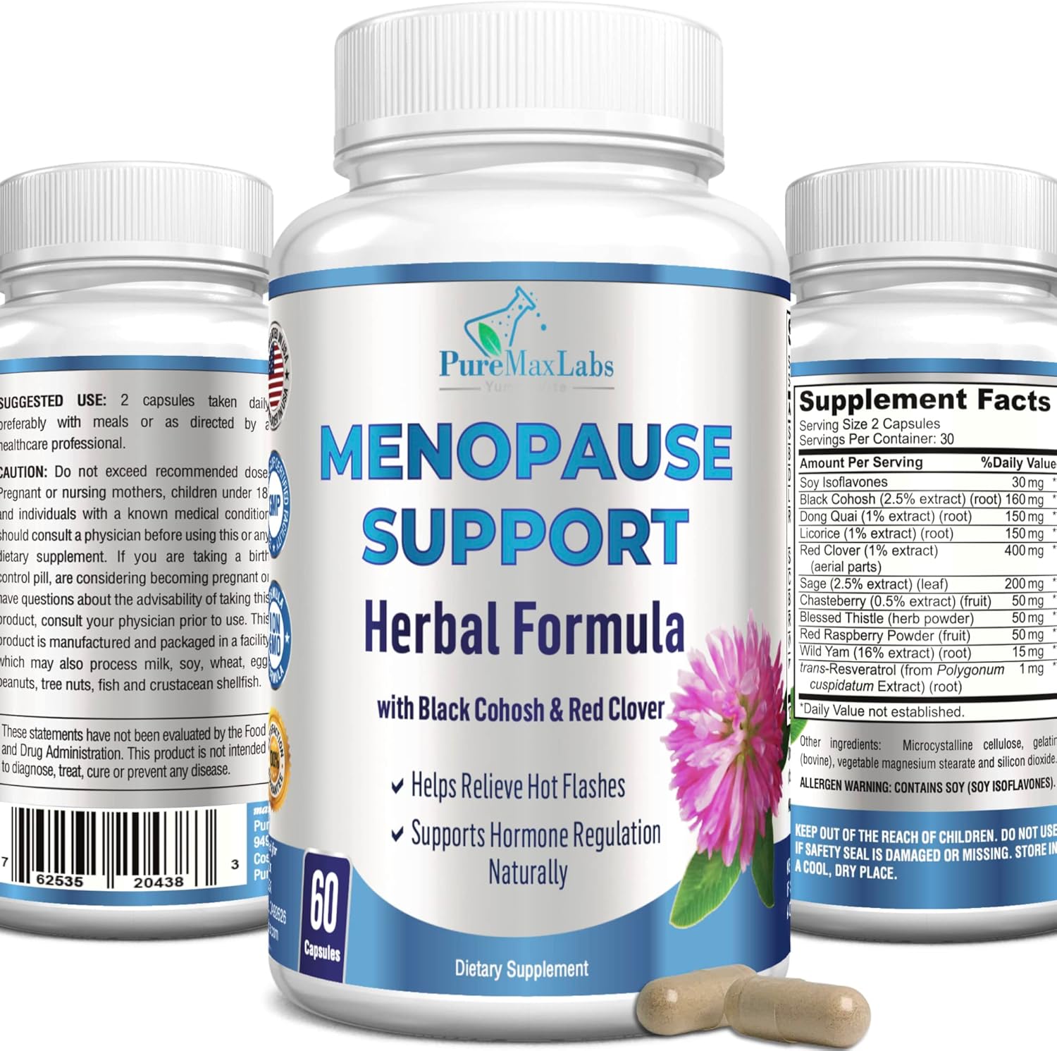 Amazon.com: Menopause Support for Women - Natural Menopause Supplement ...