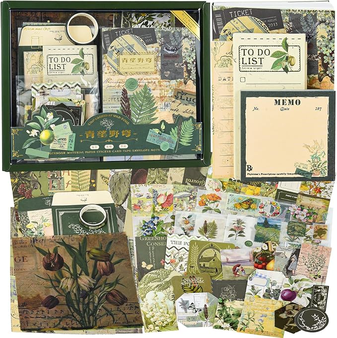 Amazon.com: 348pcs Scrapbook Kit, Scrapbooking Supplies kit with ...
