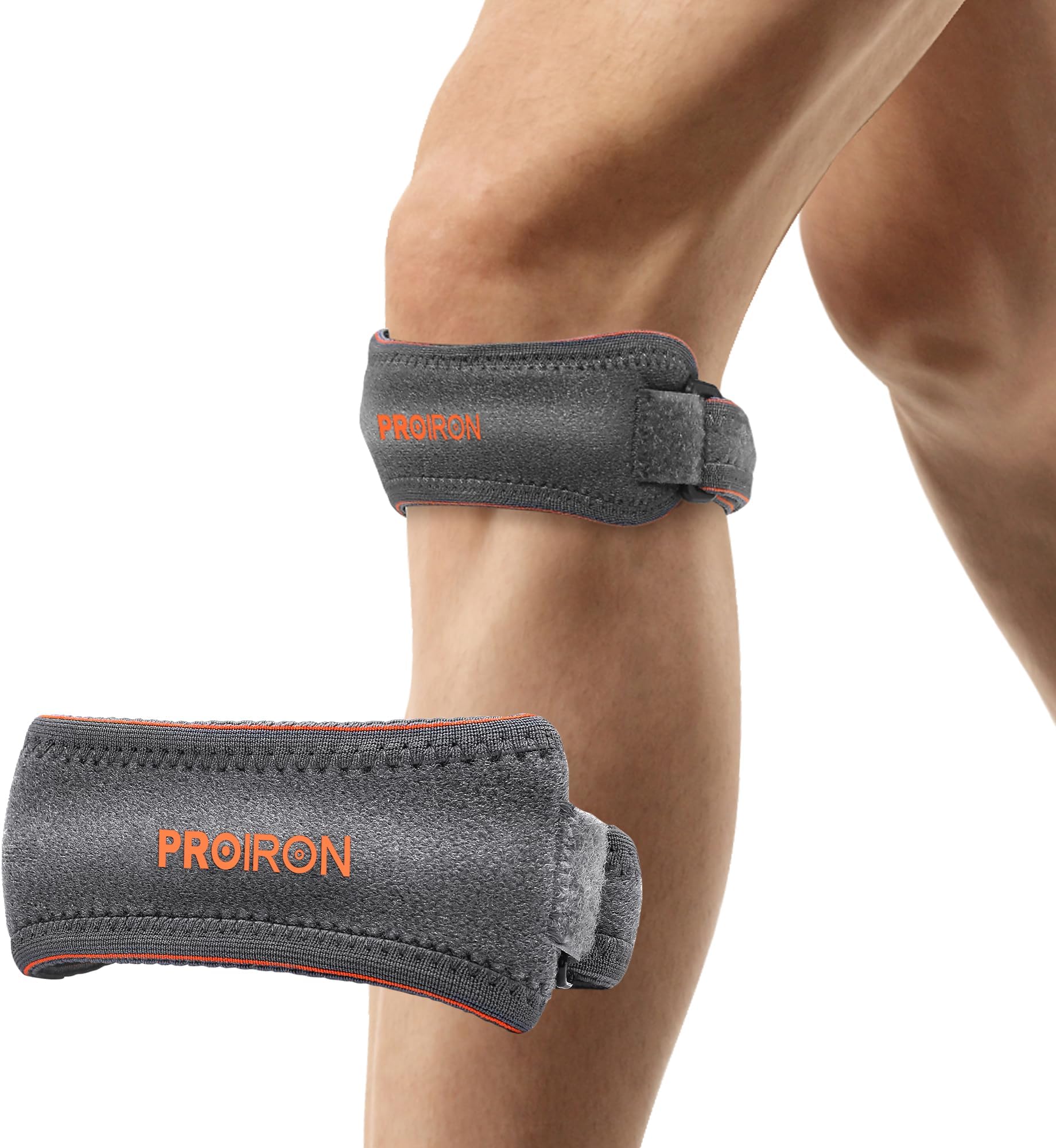 Physio Factory Two x Premium Sports Knee Brace - Patella Knee Strap for ...