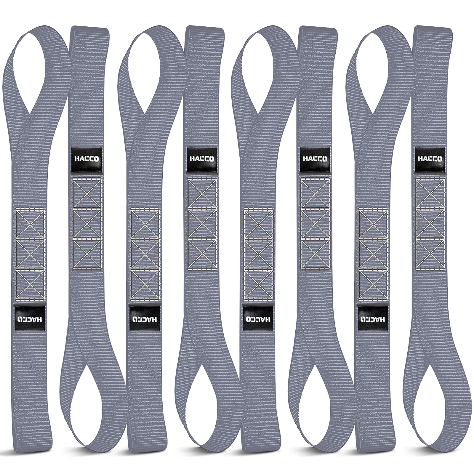 Snapklik.com : Haccoplanet 8PK Soft Loop Motorcycle Tie-Down Straps, 1. ...