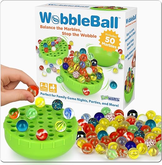 Amazon.com: The Original WobbleBall Marble Balancing Game – Colorful ...