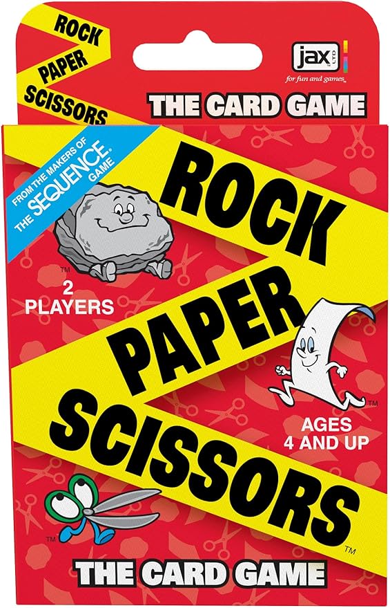 Amazon.com: JAX Rock Paper Scissors Card Game Bilingual - It's the Fast ...