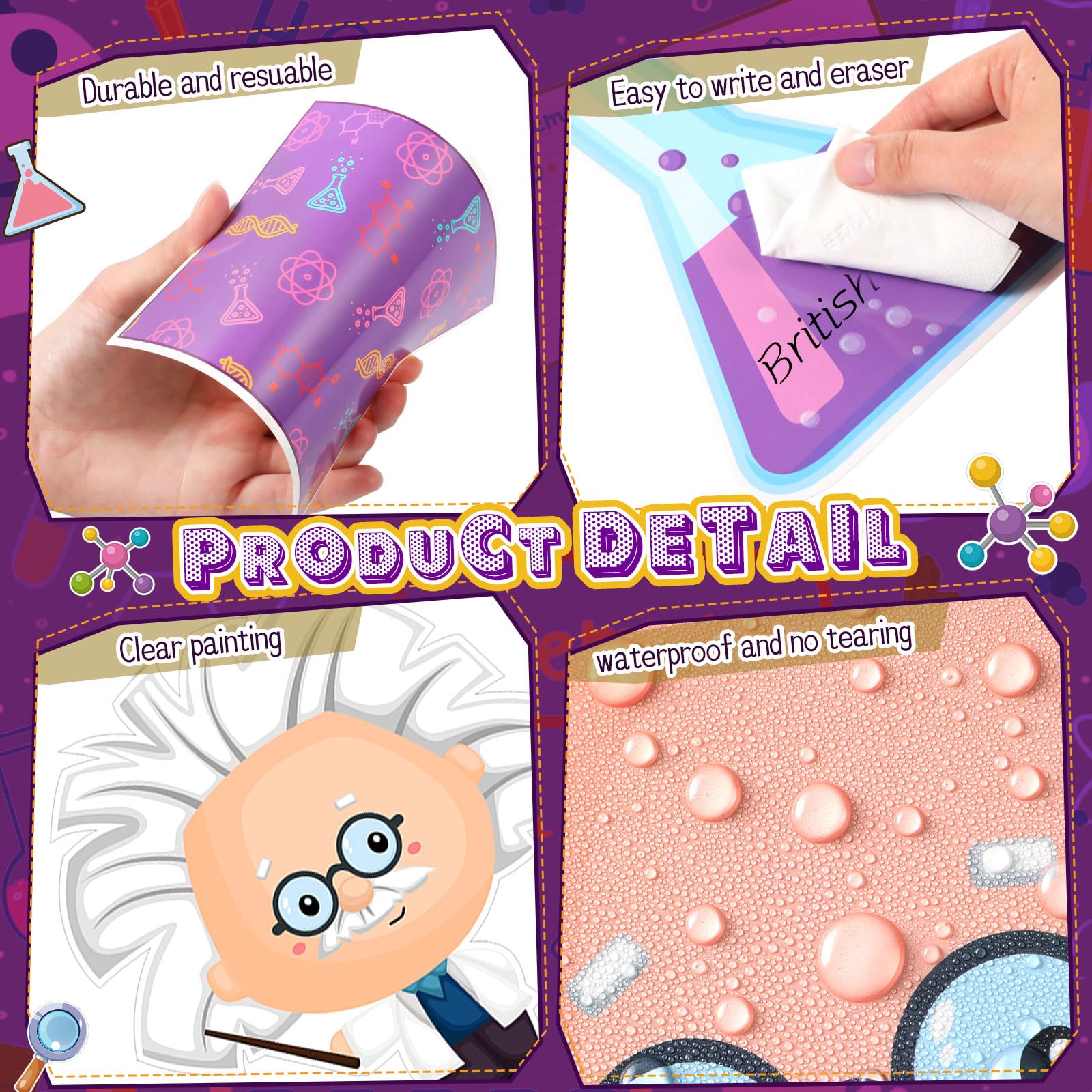 Snapklik.com : 81 Pcs Science Bulletin Board Decorations Set Science Is ...