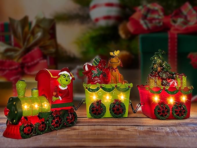 Amazon.com: PINATA Christmas Table Decorations Indoor LED Christmas ...