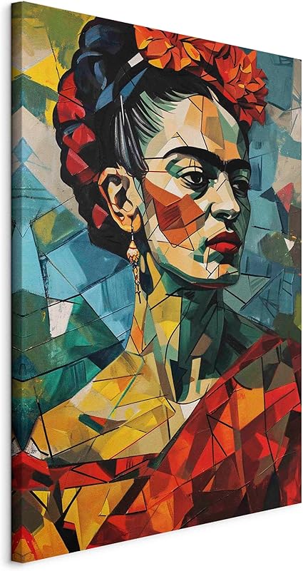 Amazon.de: murando - Wandbilder Frida Kahlo 60x90 cm 1 tlg - Wand Deko ...