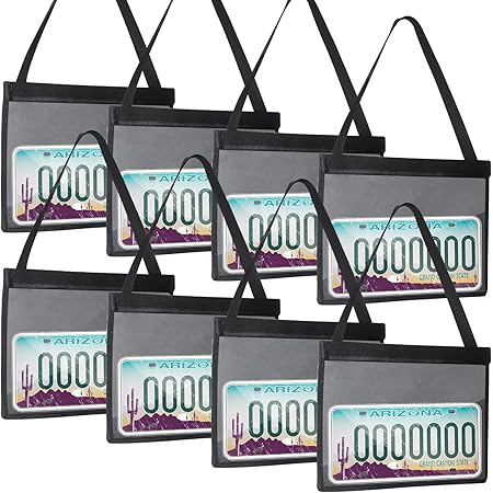 Amazon.com: 8 Pack License Plate Holder with Hanging Strap License ...