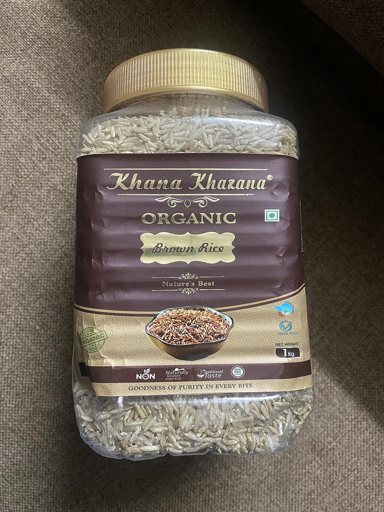 Khana Khazana Organic Brown Rice | Organic, Healthy & Tasty Rice ...