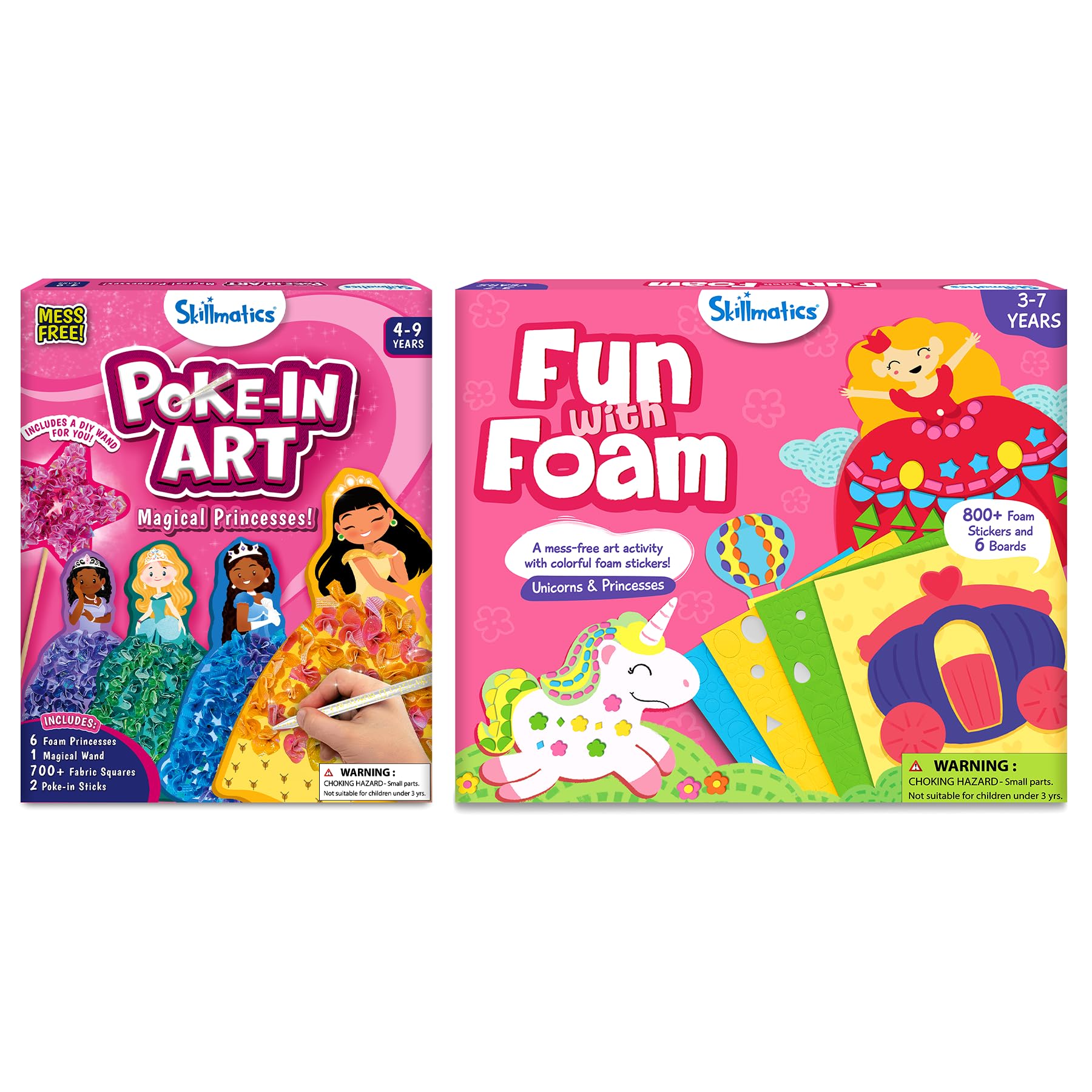 Amazon.com: Skillmatics Poke-in Art Magical Princess & Fun with Foam ...