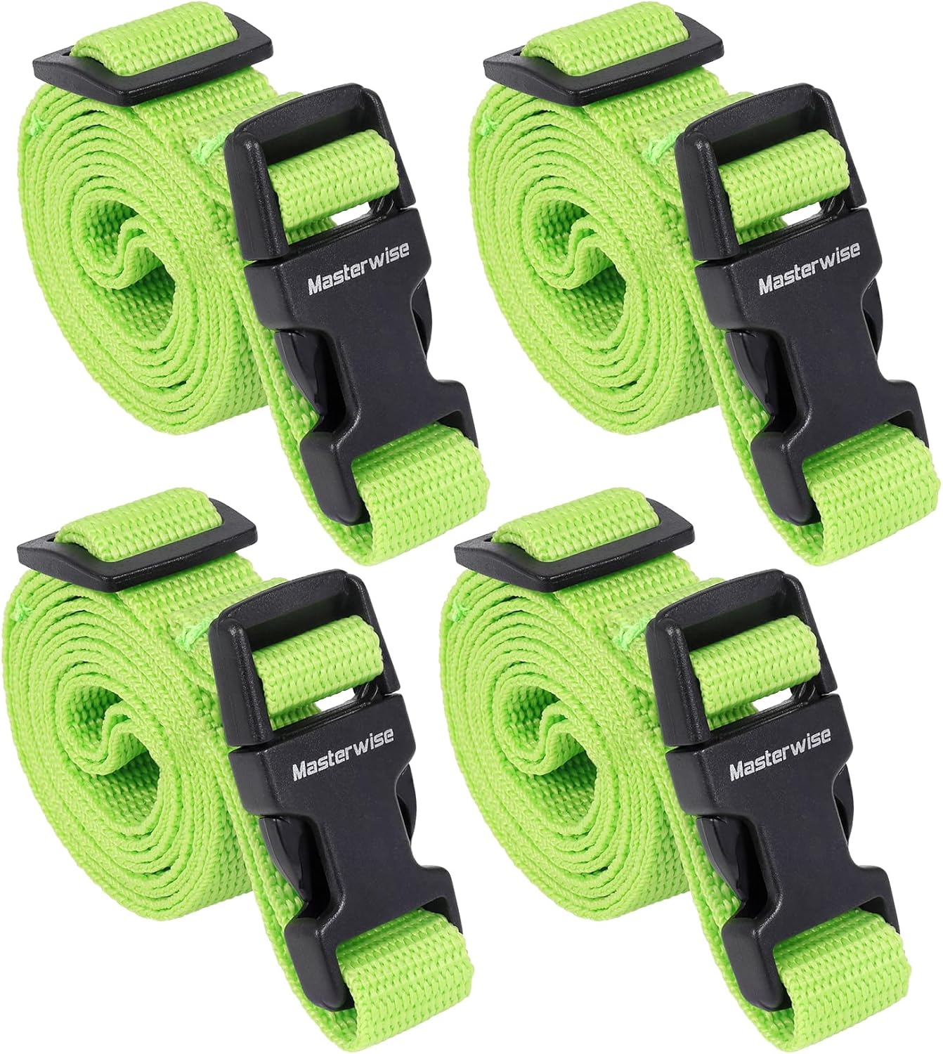 Amazon.com | Masterwise Buckle Straps with Clips, Adjustable Nylon ...
