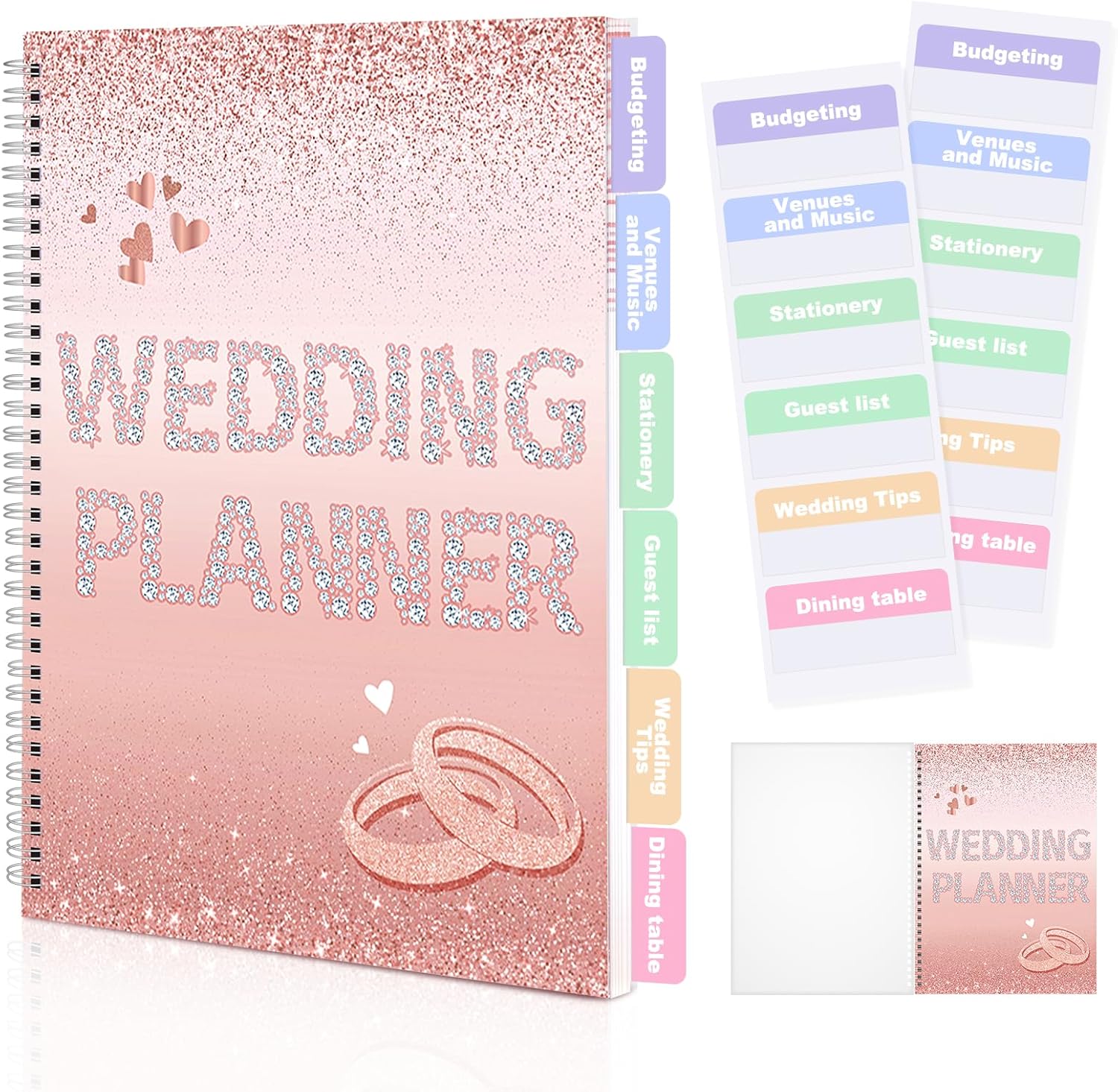 Amazon.com : Hardcover Spiral Notebook Journal with Removable Dividers ...