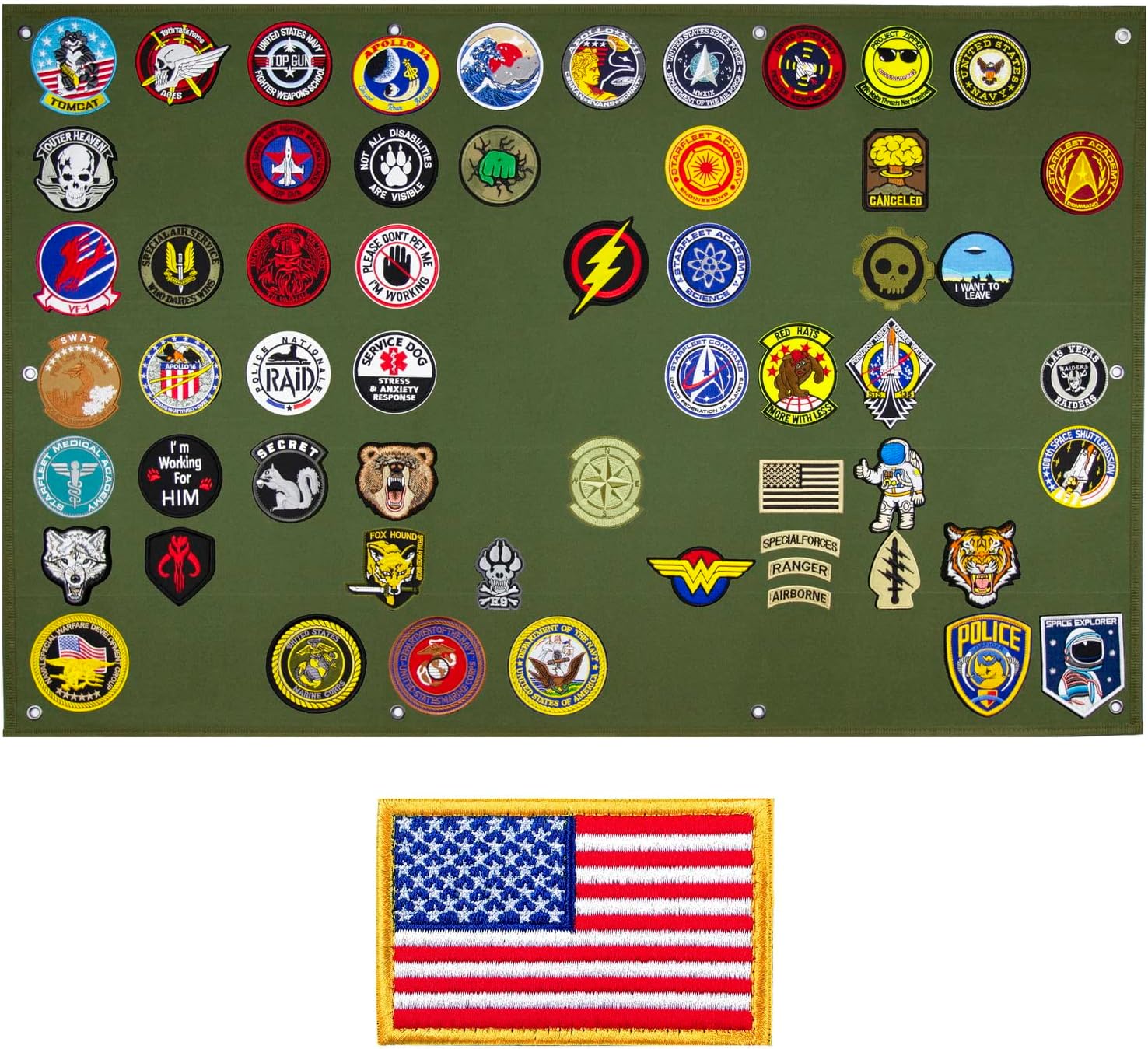 Amazon.com: Tactical Patch Display Panel Holder Board for Military Army ...