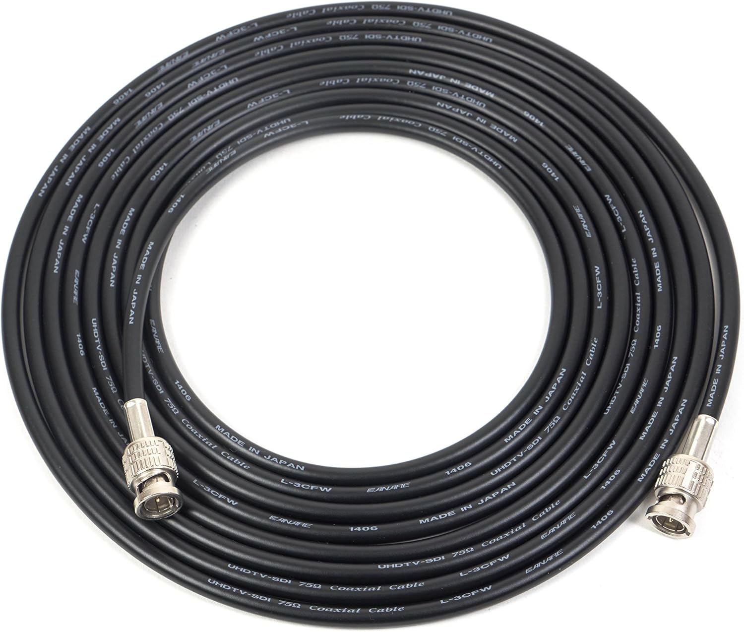 Amazon.com: Canare L-3CFW HD-SDI Digital Coaxial Cable | BNC to BNC | 10 Feet | Assembled in The ...