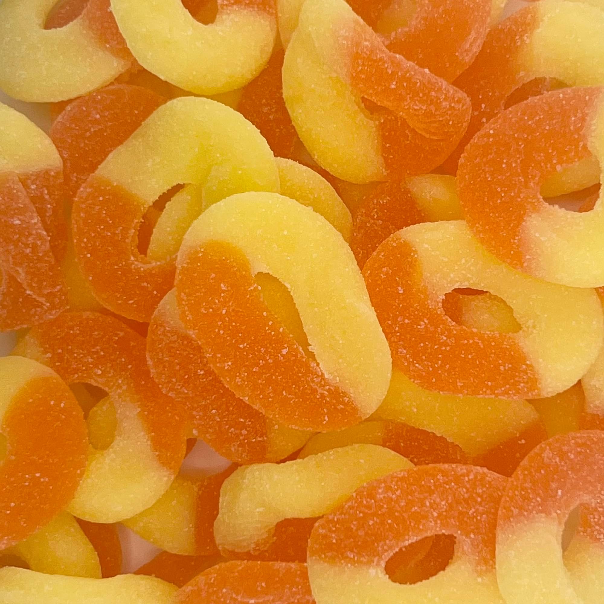 Amazon.com: Peach Rings Bulk Gummies 1LB Bag of Peach Gummy Rings ...