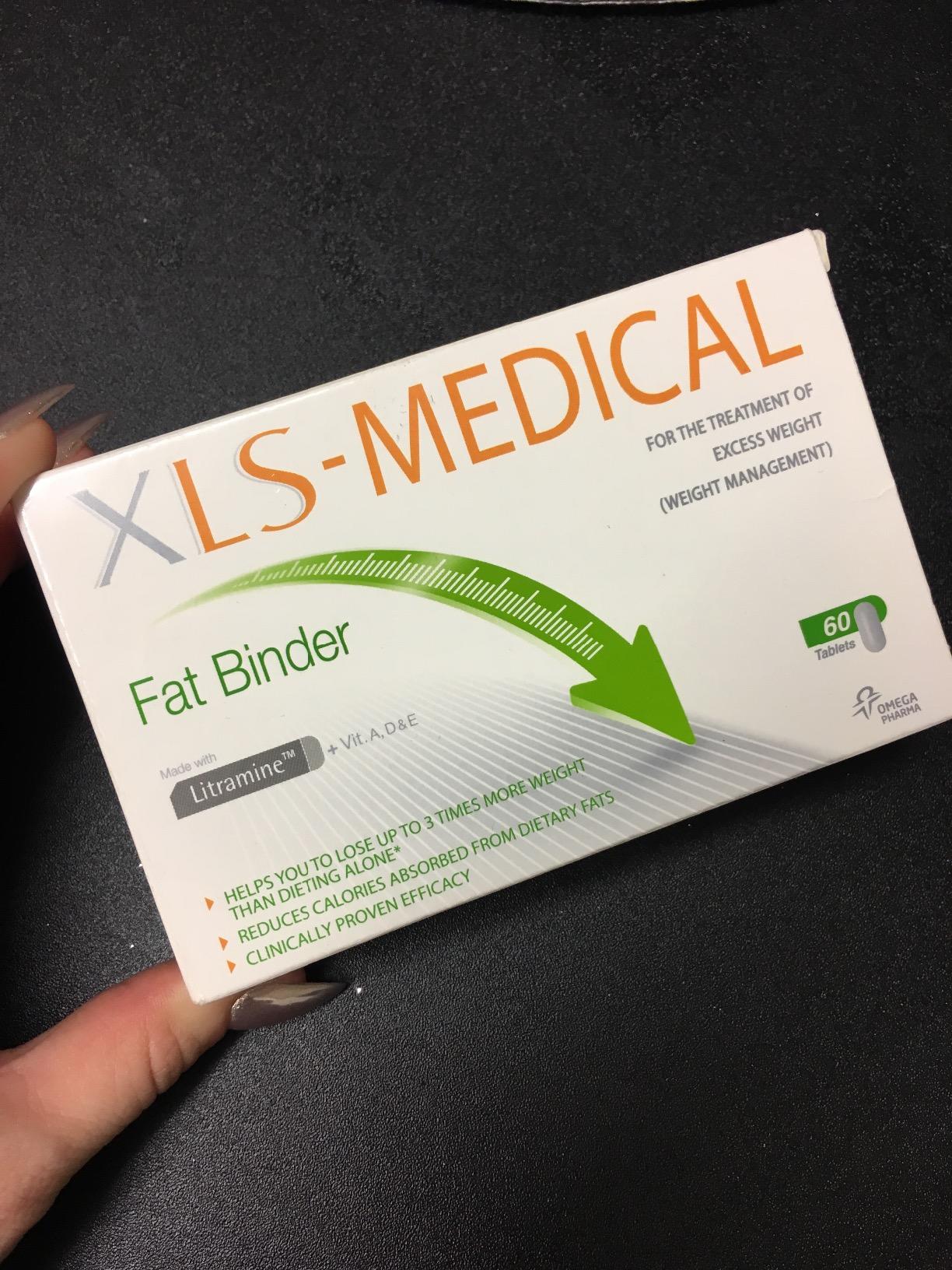 XLS-Medical Fat Binder Weight Loss Aid Tablets, 1-Month Supply, 180 ...